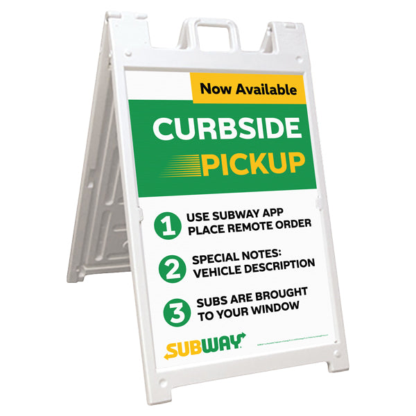 Curbside Deluxe A-frame Sign Kit | Subway Prints