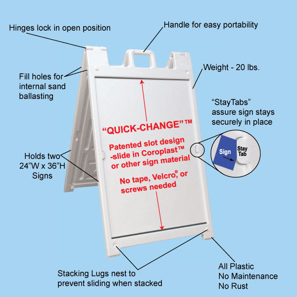 Subway Open for Take Out & Delivery Deluxe A-frame Sign Kit | Subway Prints