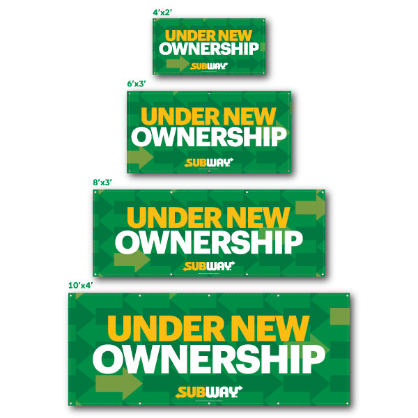 Subway Under New Ownership Banner | Subway Prints